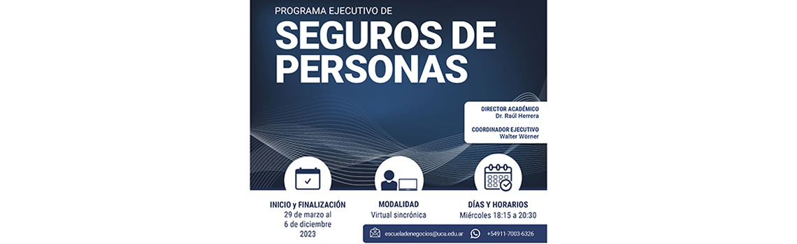 Programa Ejecutivo de Seguros de Personas – Productos y Servicios del mercado asegurador